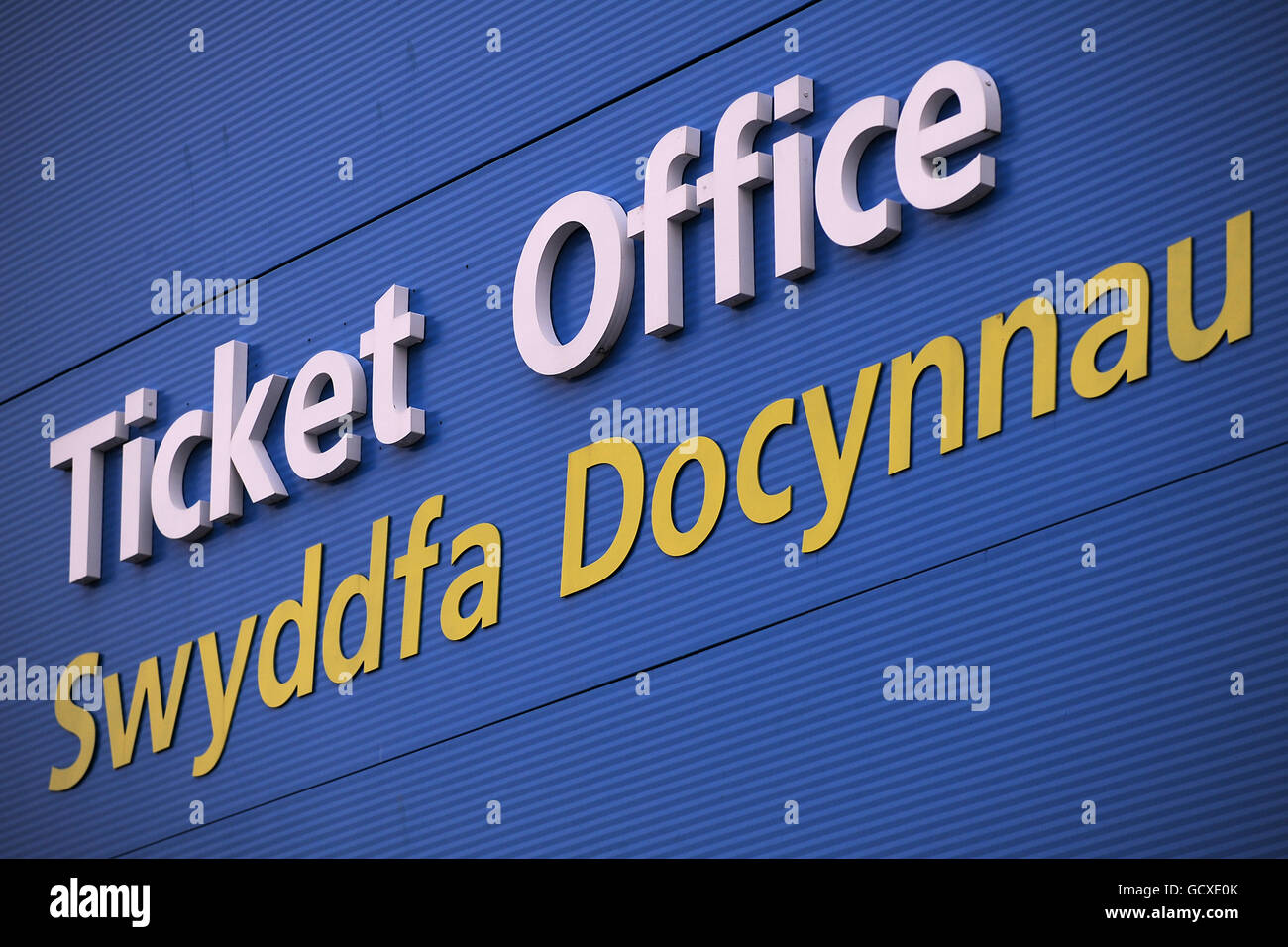 Cardiff city football ticket hi-res stock photography and images - Alamy