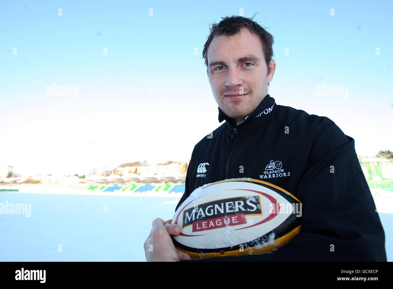 Glasgow Warriors' Al Kellock during a team announcement at Scotsoun ...