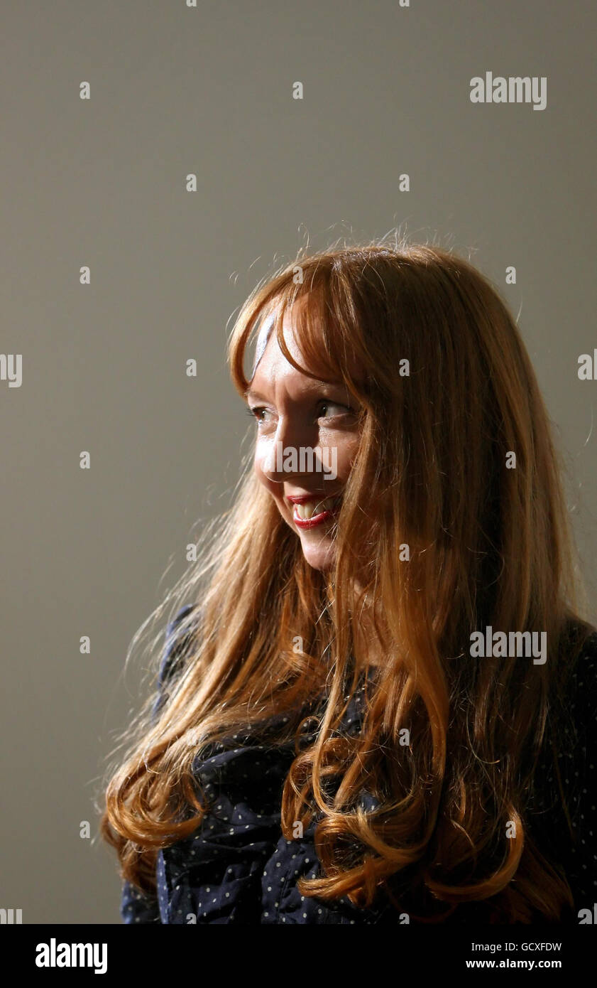 Artist Susan Philipsz inside her sound installation 'Lowlands', after ...