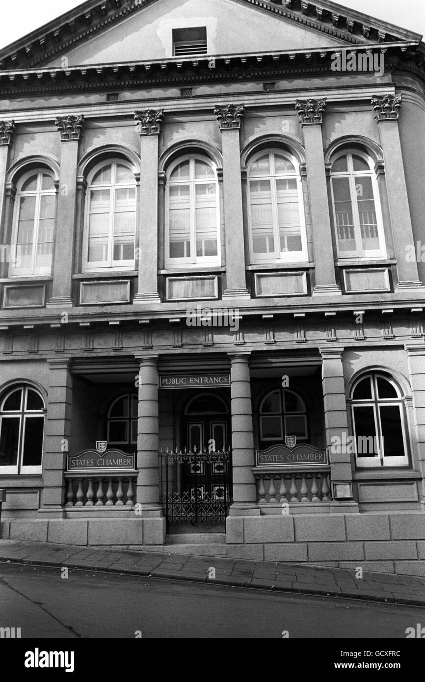 Buildings and Landmarks - Jersey. The States Chamber in St. Helier ...