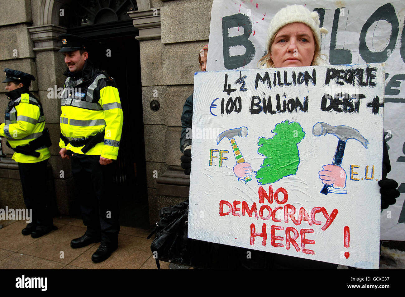 Irish Budget 2011 Stock Photo - Alamy