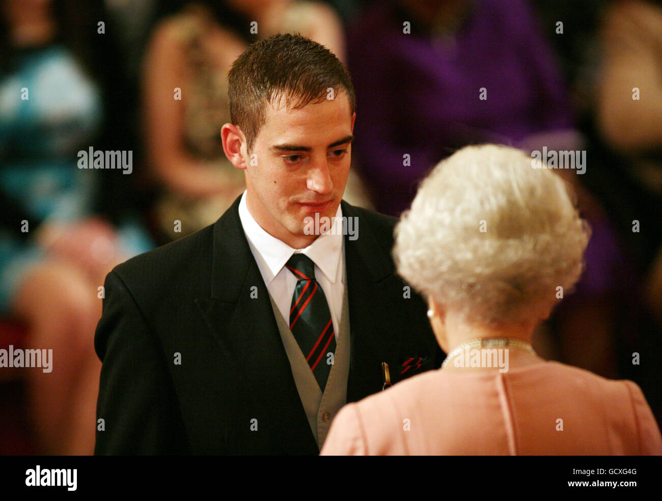 Rifleman Harry Lanceley, The Rifles, is decorated with The Military ...