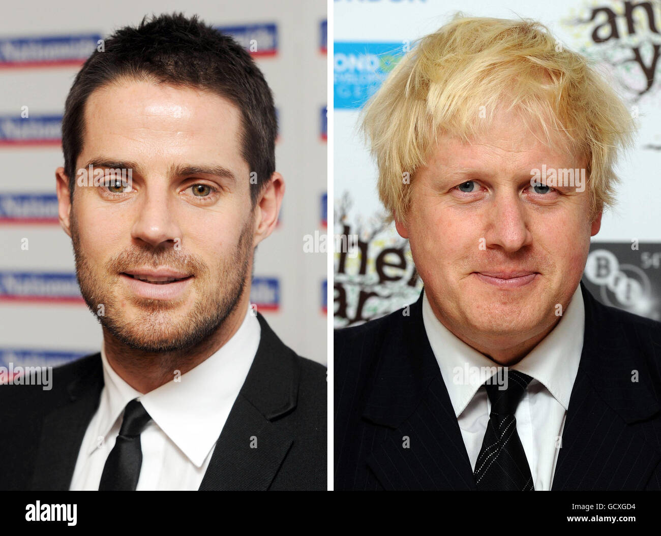 File photos of football pundit Jamie Redknapp (left) and London Mayor ...