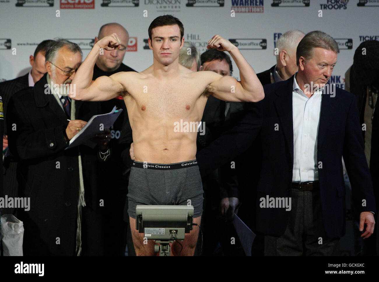 Matthew Macklin weighs in ahead of his fight against Ruban Varon for ...