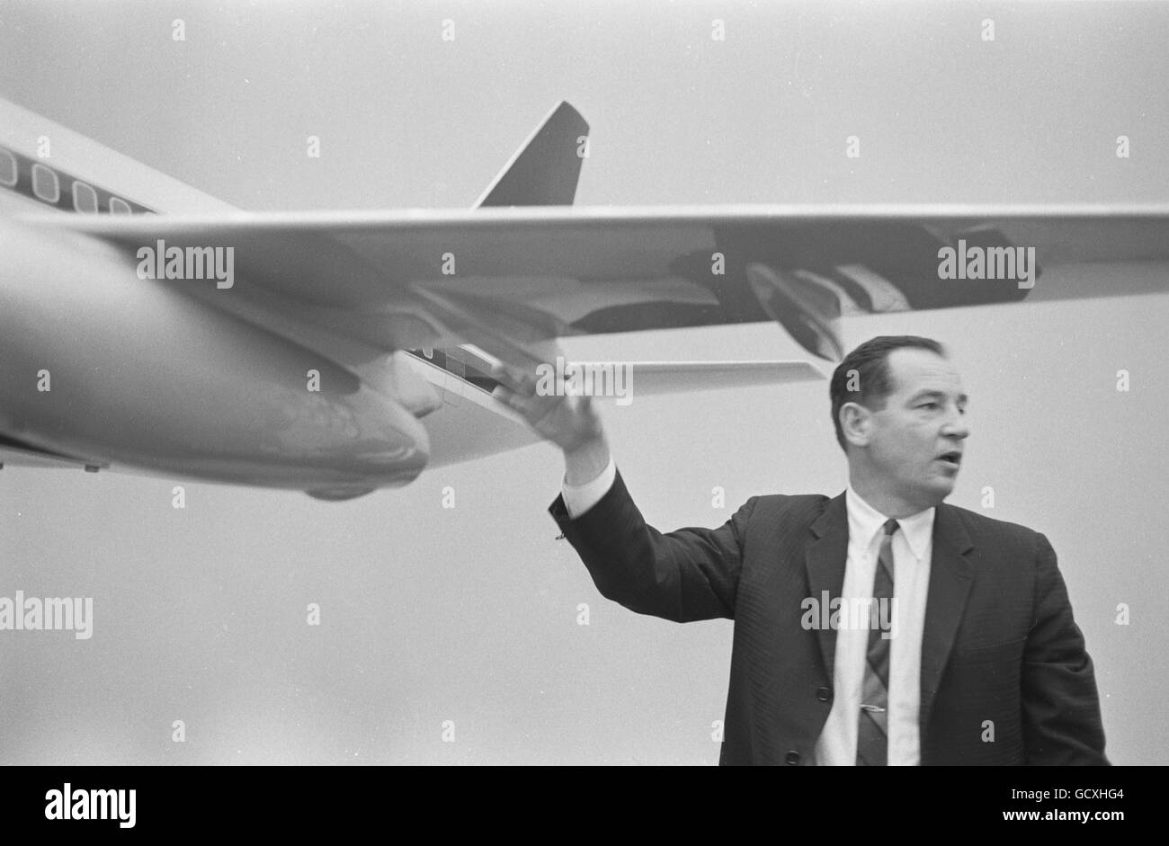 Engineer Joe Sutter of Boeing Airplane Company Stock Photo - Alamy