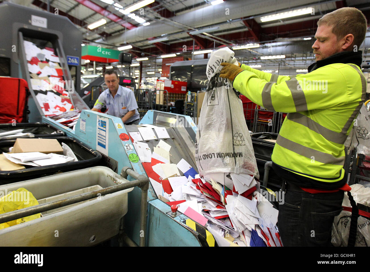 Christmas postal services Stock Photo - Alamy