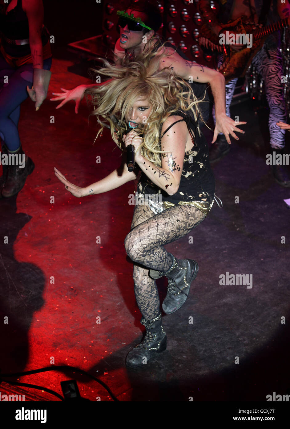 Ke$ha (Kesha) performs in concert at the O2 Shepherds Bush Empire ...