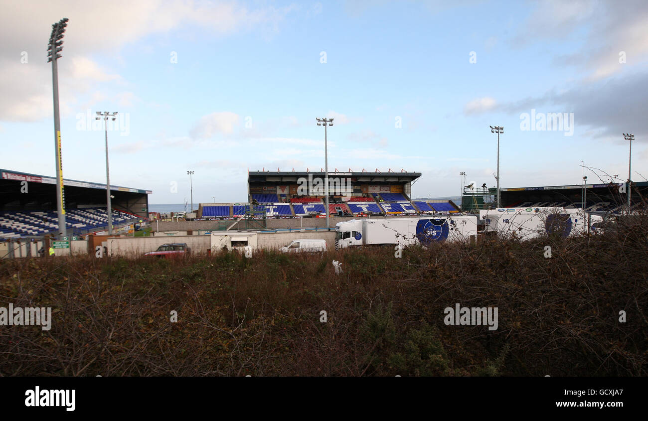 General view of the Tulloch Caledonian Stadium, home of Inverness ...