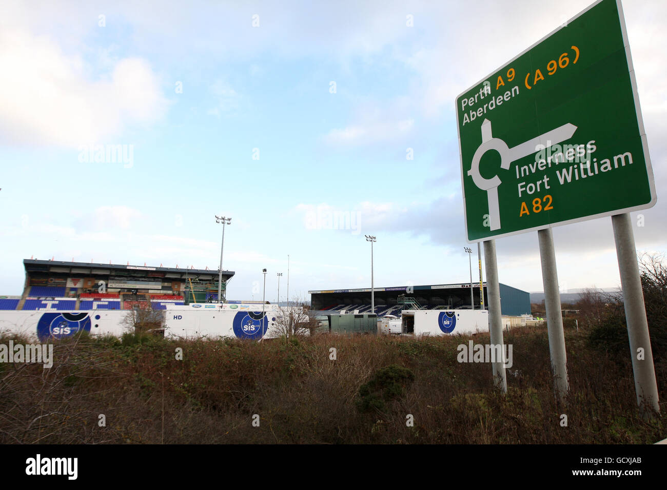 Caledonian stadium view hi-res stock photography and images - Alamy