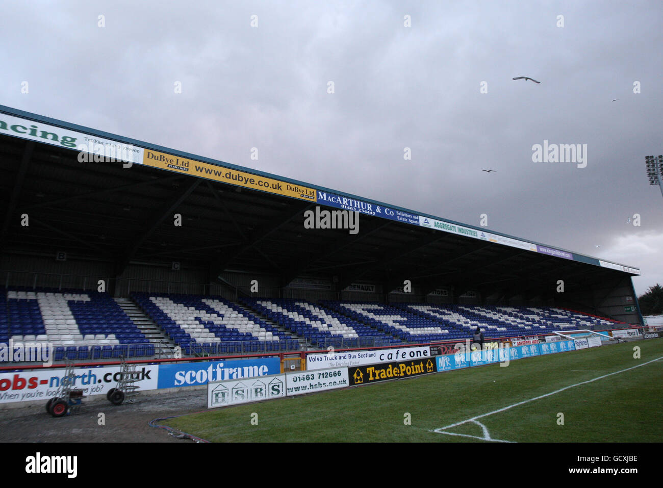 General view of the Tulloch Caledonian Stadium, home of Inverness ...