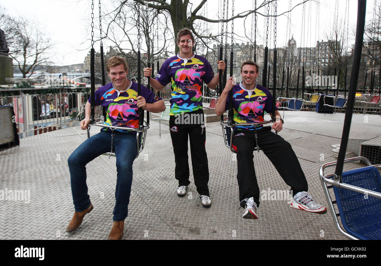 Edinburgh's Ross Rennie, Mark Robertson and Mike Blair launch their ...