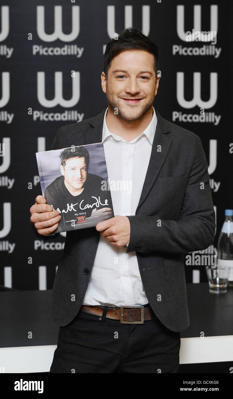 Matt Cardle Book Signing - London. X Factor winner Matt Cardle signs ...