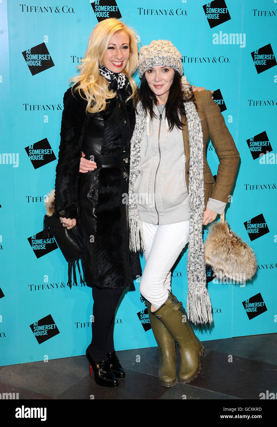 Jenny Halpern and Annabelle Neilson at the launch of Skate At Somerset ...