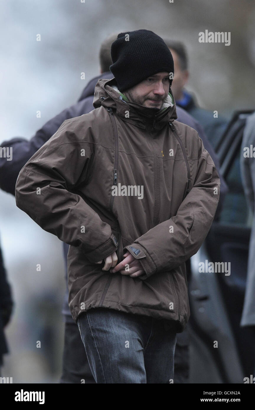 Greg Reardon, the boyfriend of Joanna Yeates arrives at Longwood Lane ...