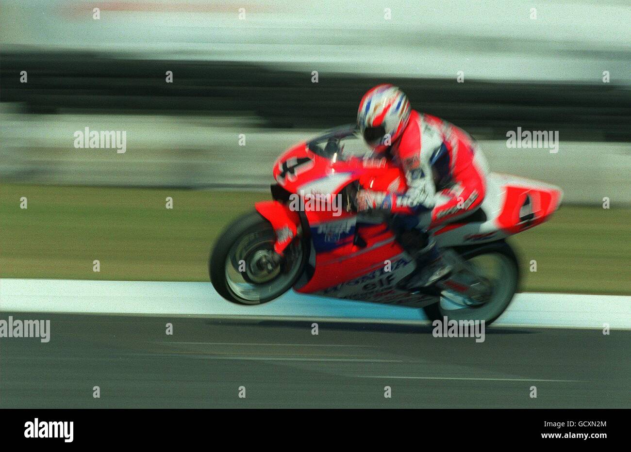 MICK DOOHAN AT THE BRITISH GRAND PRIX AT DONNINGTON Stock Photo - Alamy