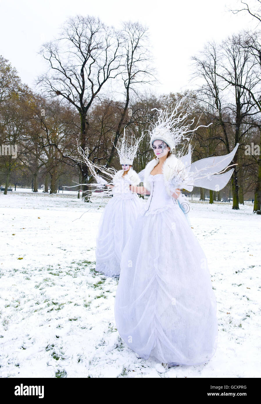 Artistes from the Zippo Circus Winter Cirque show, currently playing i ...