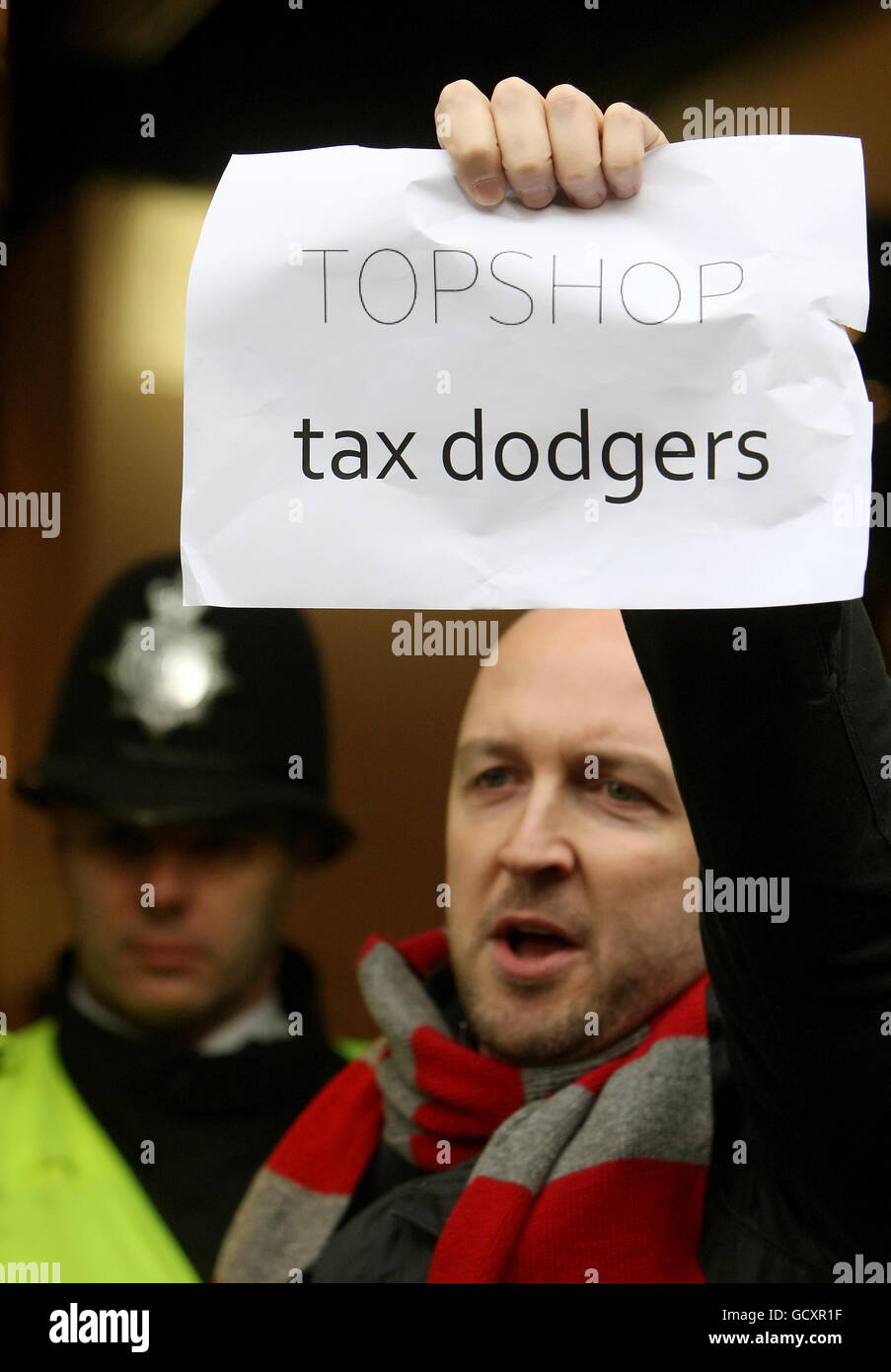National Day of Tax Avoidance protest Stock Photo - Alamy