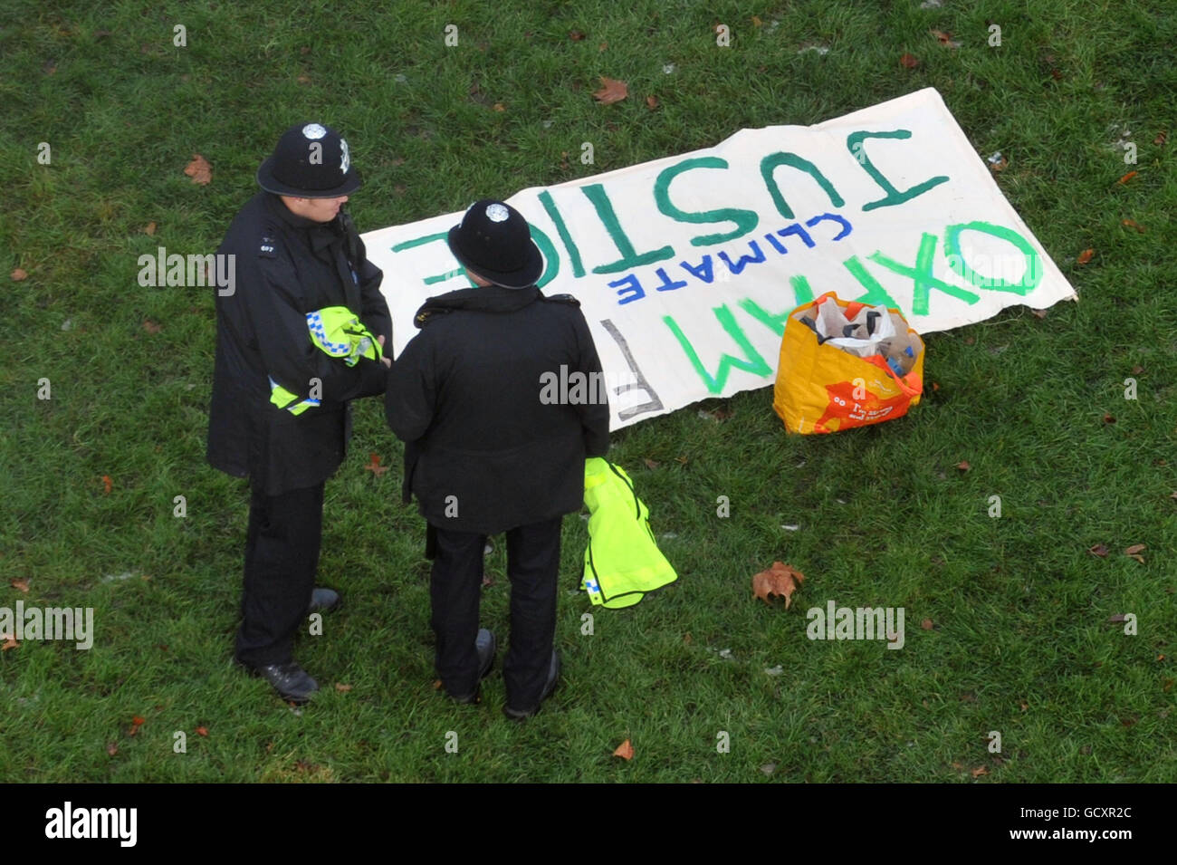 Campaign Against Climate Change protest Stock Photo - Alamy