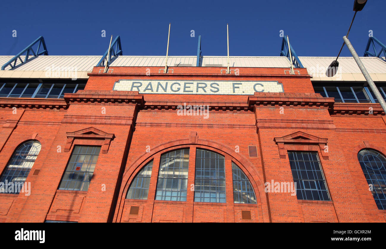 Soccer ibrox stadium views hi-res stock photography and images - Alamy