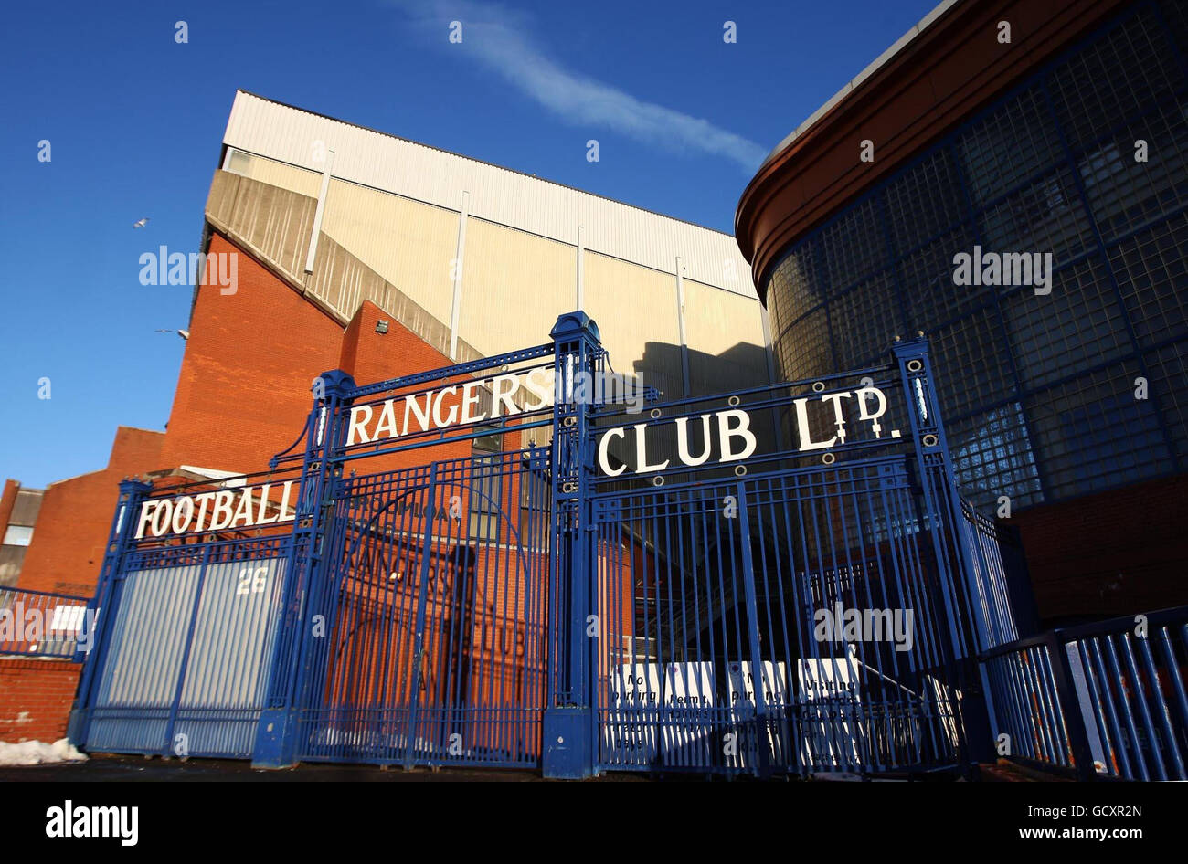 Soccer - Ibrox Stadium Views. A general of view of Ibrox Stadium, home ...