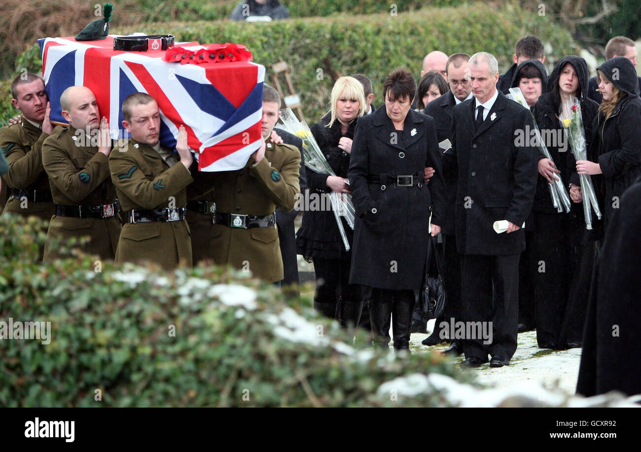 Aaron McCormick funeral Stock Photo - Alamy