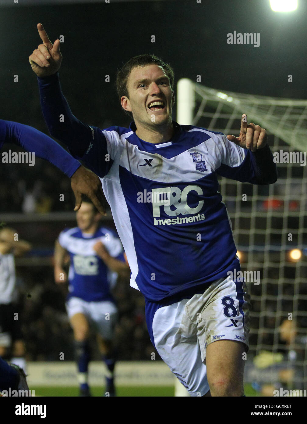 Birmingham City's Craig Gardner celebrates scoring their first goal ...