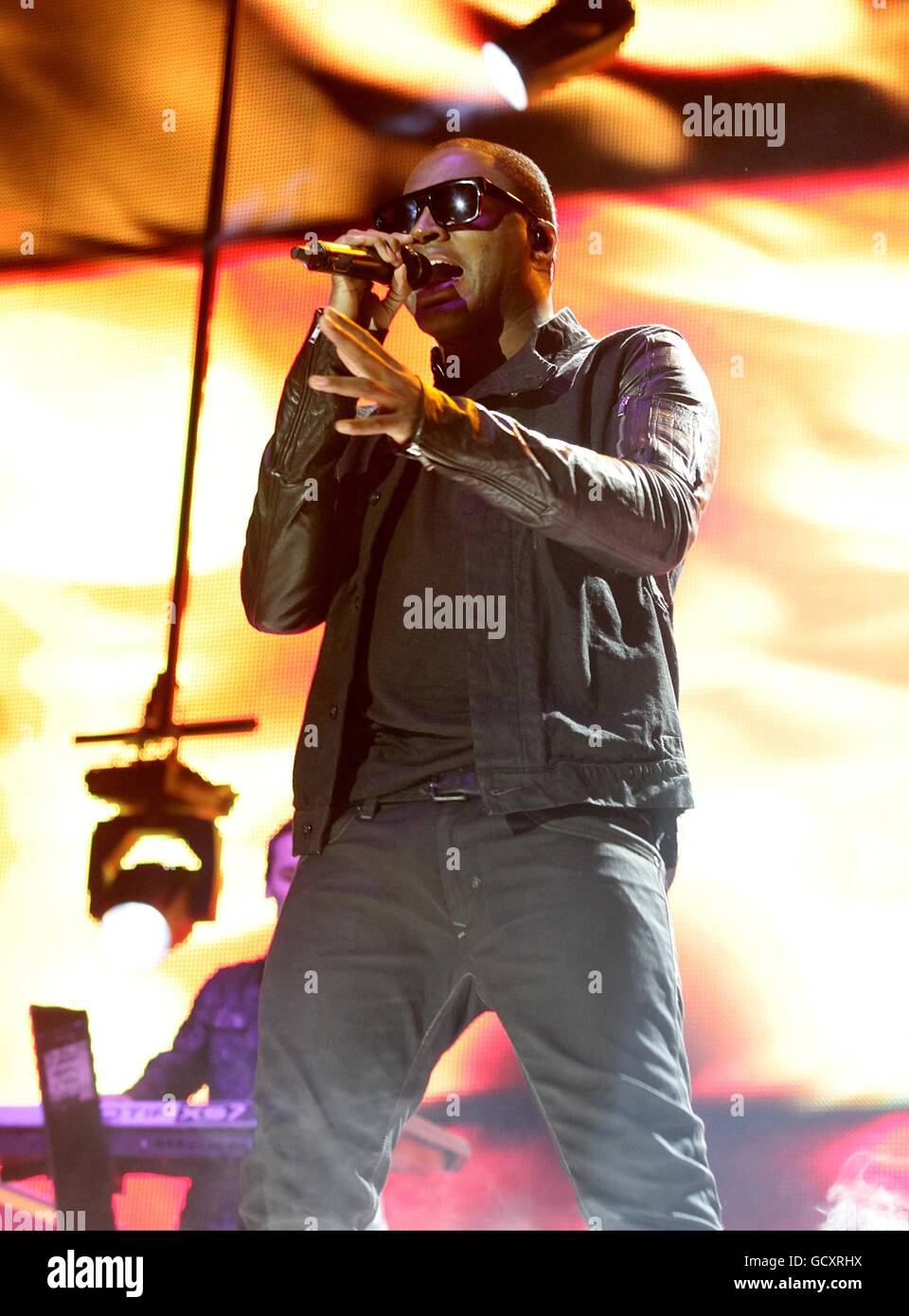 Taio Cruz on stage during Capital FM's Jingle Bell Ball at the O2 Arena ...