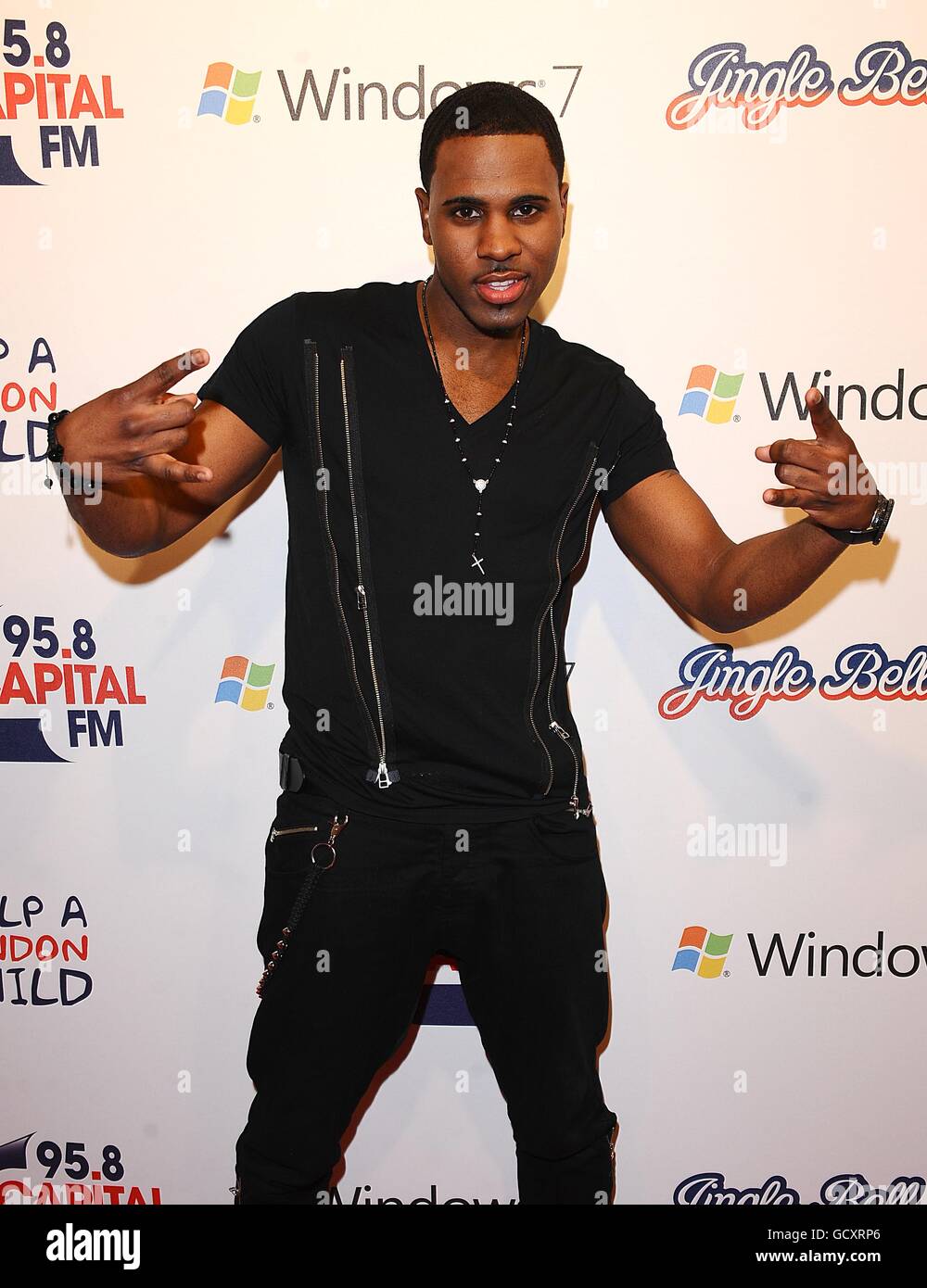 Jason Derulo arriving for Capital FM's Jingle Bell Ball at the O2 Arena ...