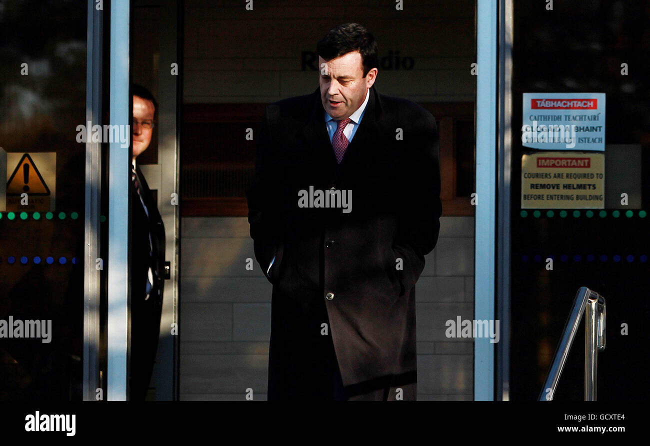 Minister finance brian lenihan rte studios hi-res stock photography and ...