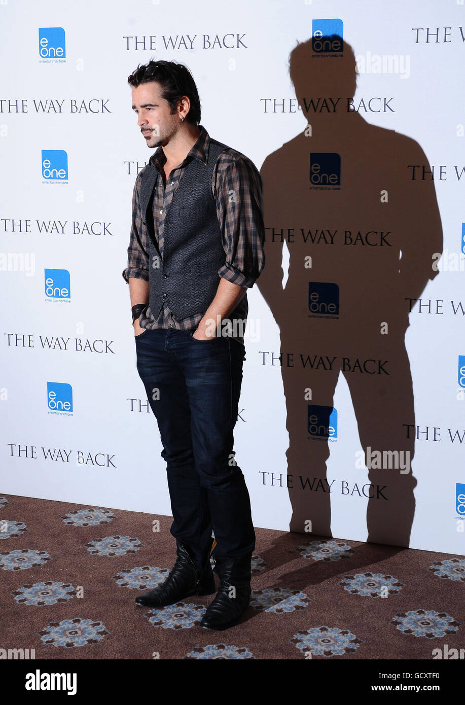 Colin Farrell appears at a photocall for new film The Way Back at the ...