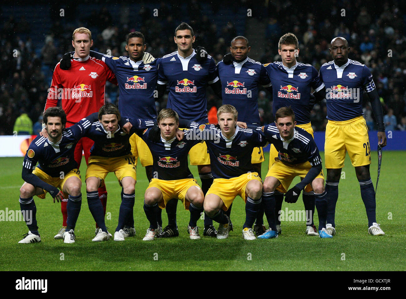 Soccer - UEFA Europa League - Group A - Manchester City v Red Bull ...