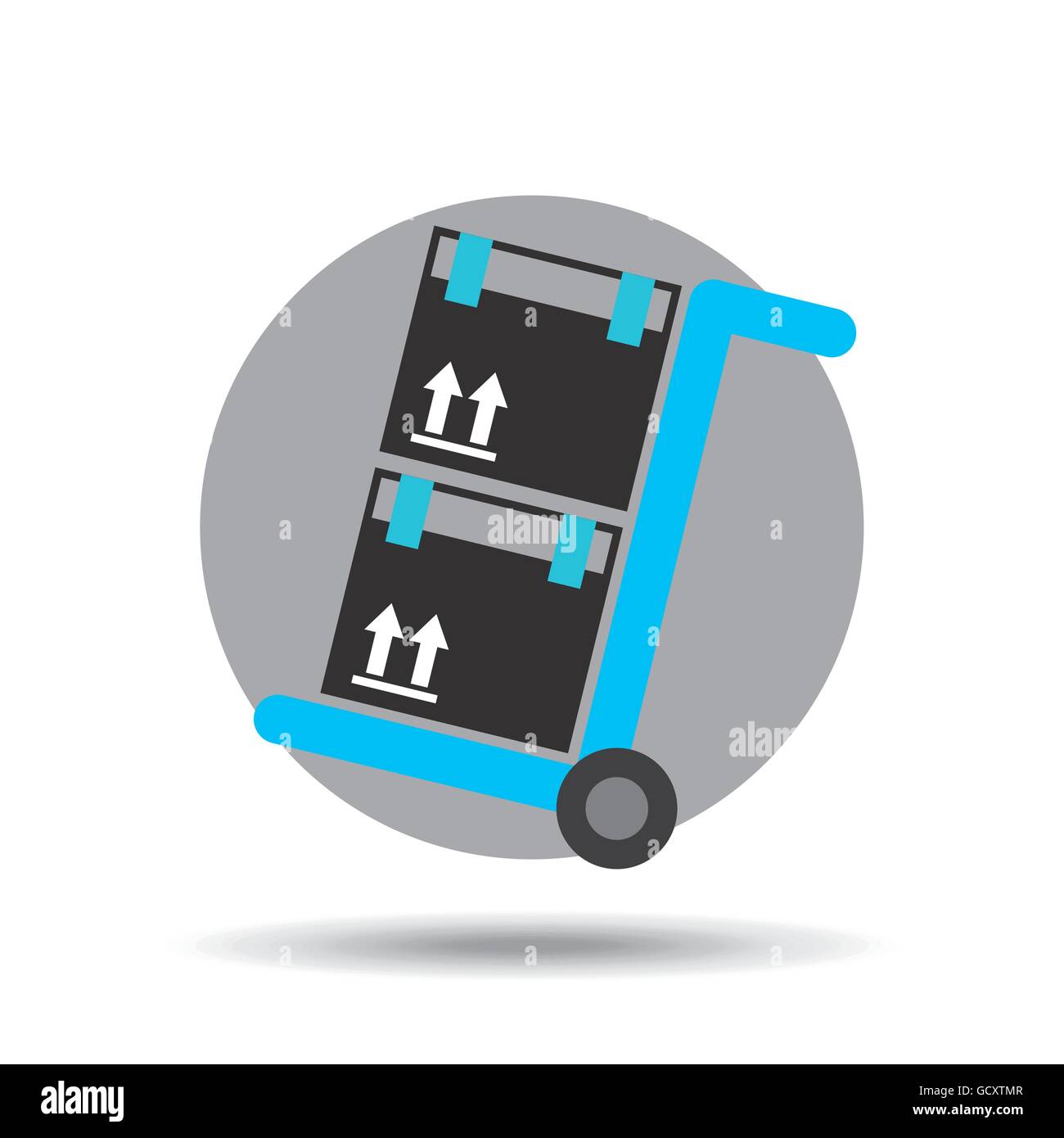 transportation delivery service box warehouse Stock Vector Image & Art ...