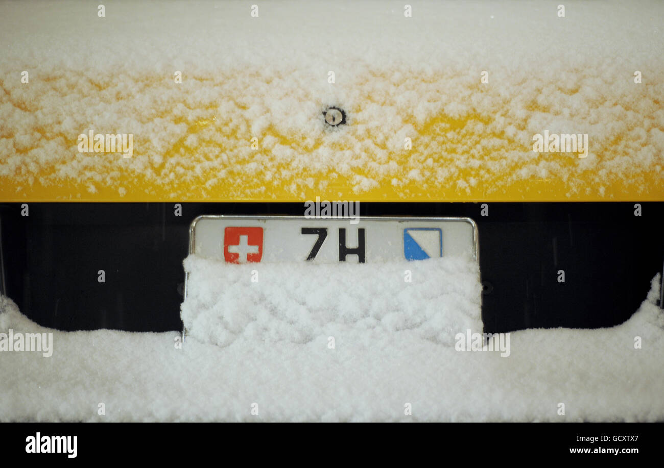 Switzerland car plate hi-res stock photography and images - Alamy