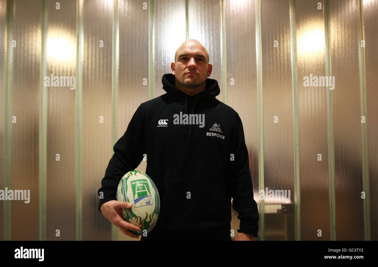 Rugby Union - Glasgow Warriors Preview Session - David Lloyd Stock ...