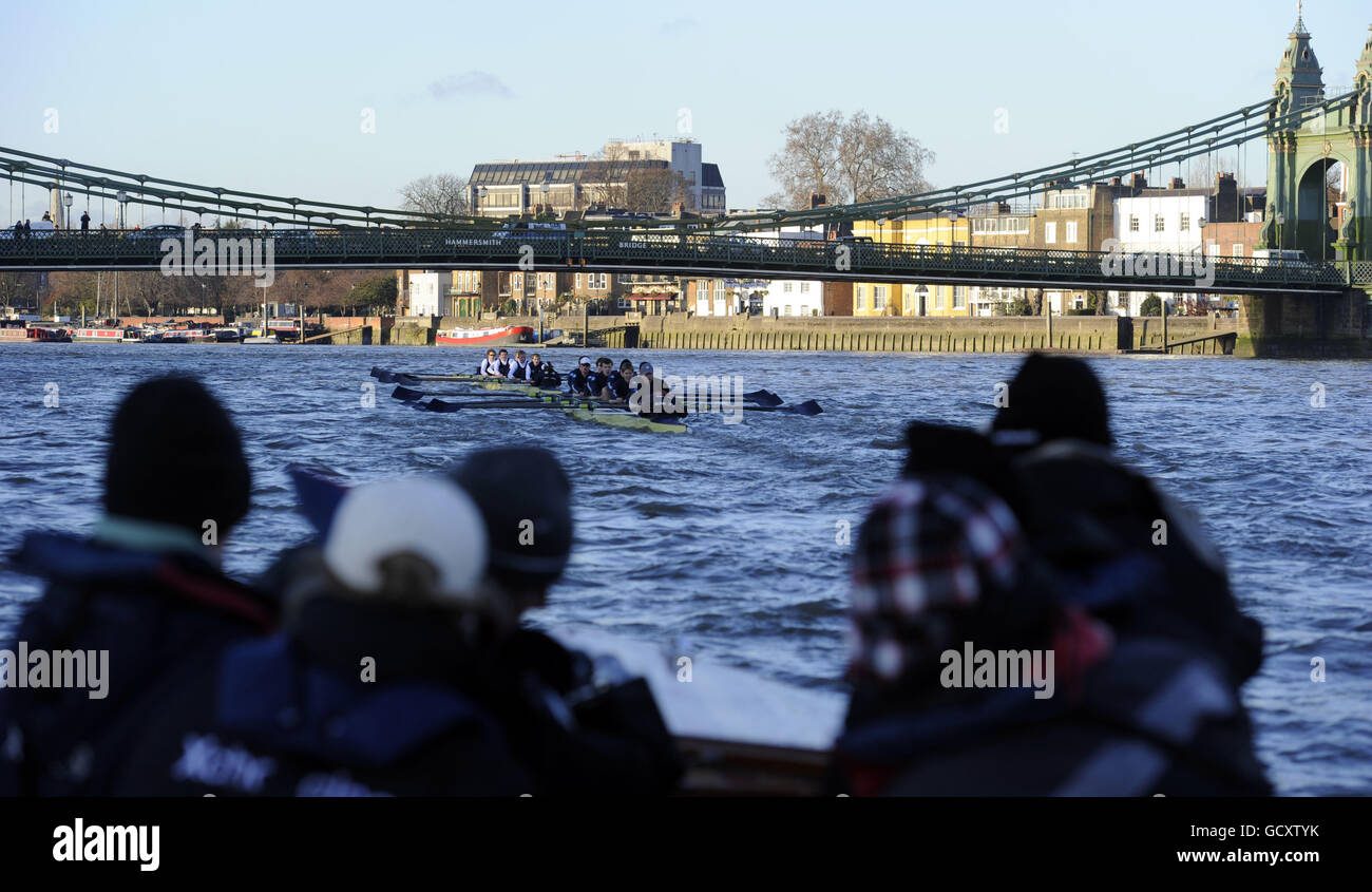 Rowing - 2011 Xchanging Boat Race - Oxford and Cambridge Trial Races ...