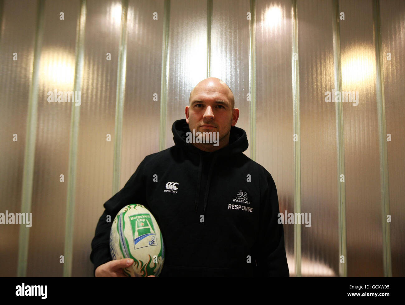 Glasgow Warriors Dougie Hall during a preview session at David Lloyd ...