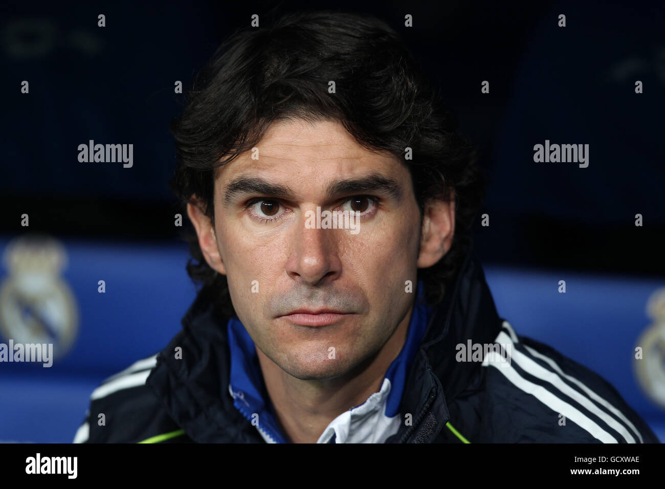 Soccer uefa champions league real madrid aj auxerre santiago bernabeu hi-res stock photography ...