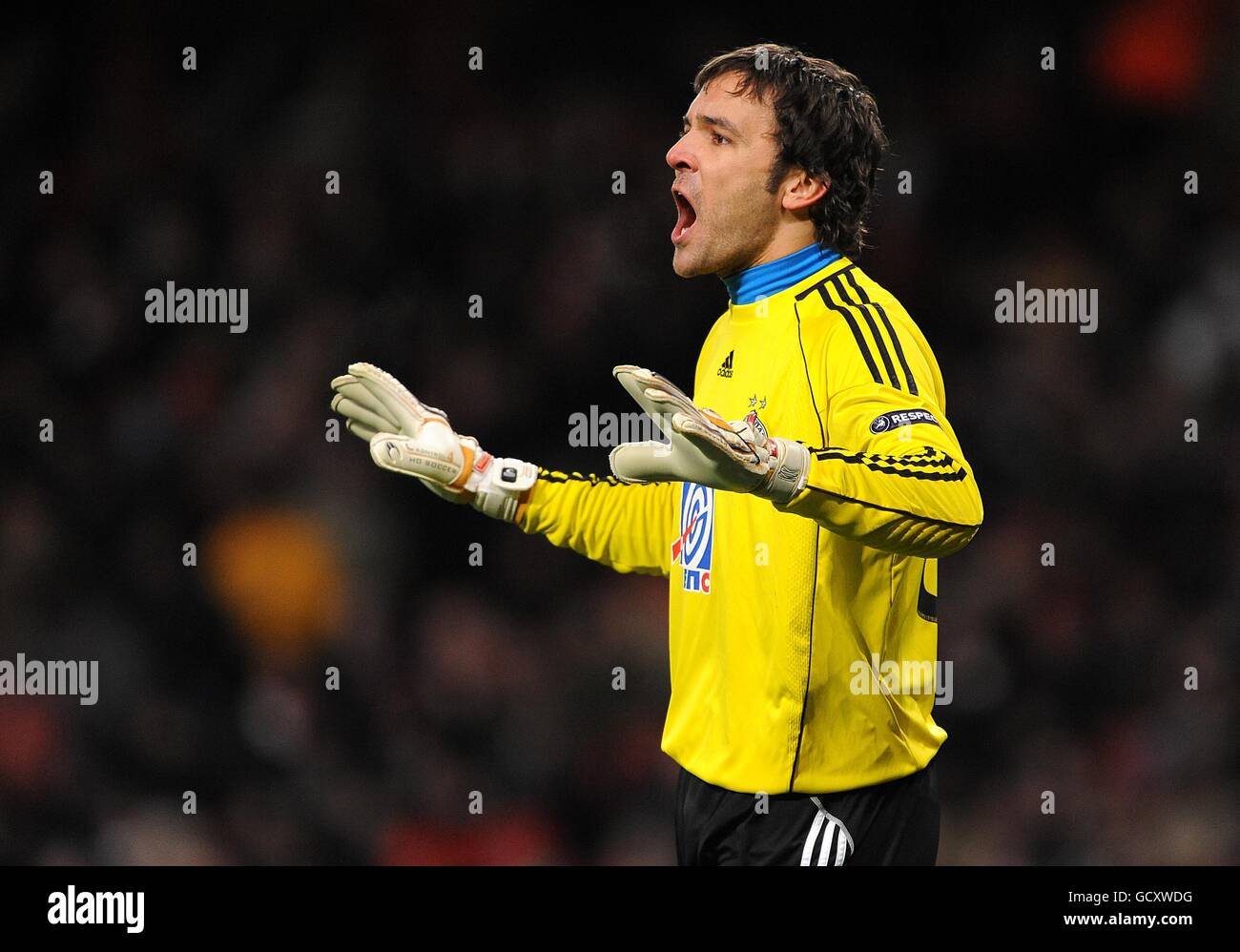 Vladimir stojkovic goalkeeper partizan belgrade hi-res stock ...