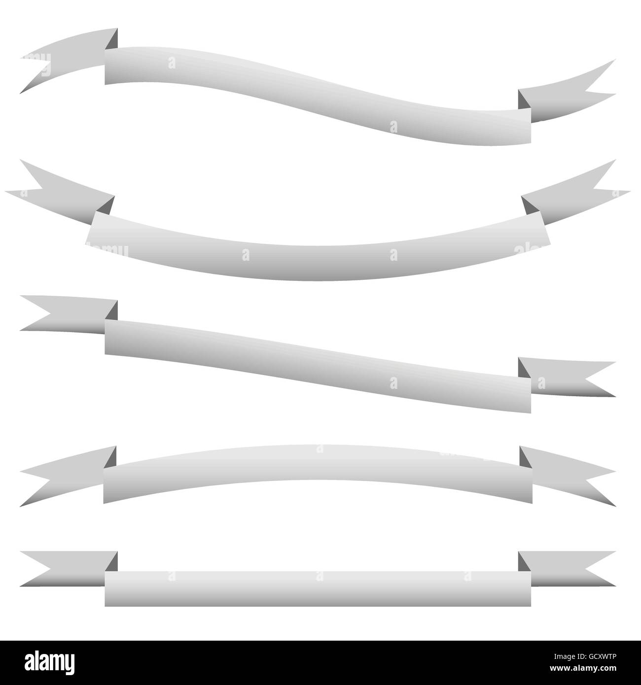 Set of banner design elements. Monochrome banner backgrounds Stock ...