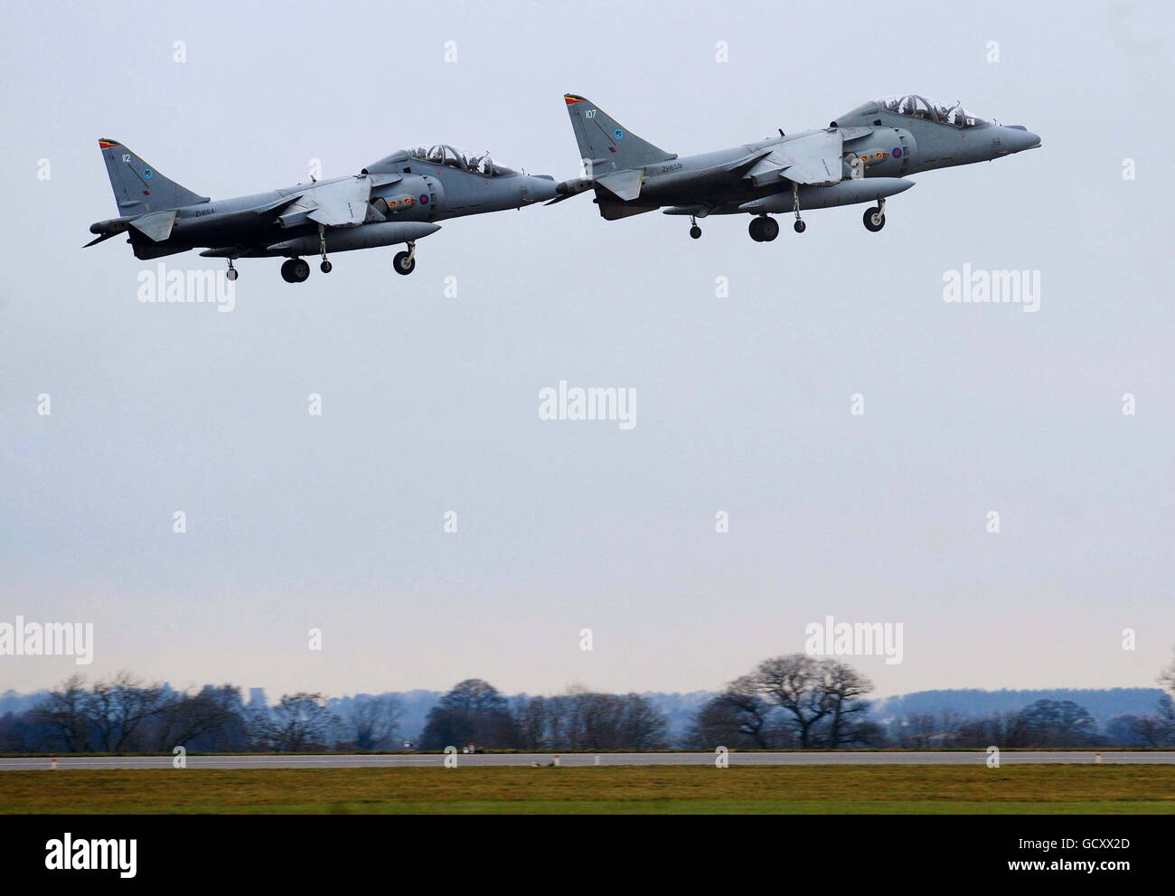 Last Harrier flight Stock Photo - Alamy