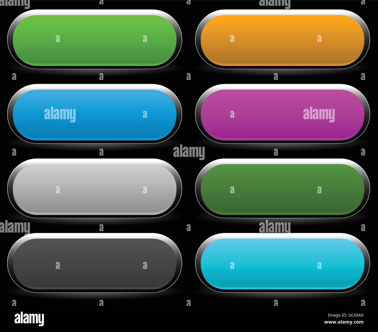 Shorter button, banner backgrounds with empty space for your text ...