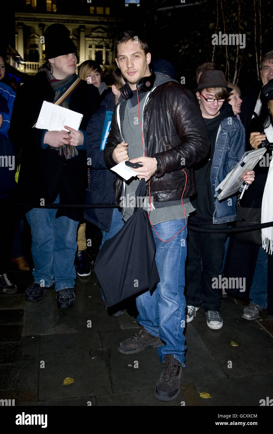 Tom Hardy arrives for a gala performance of the Nutcracker at the ...
