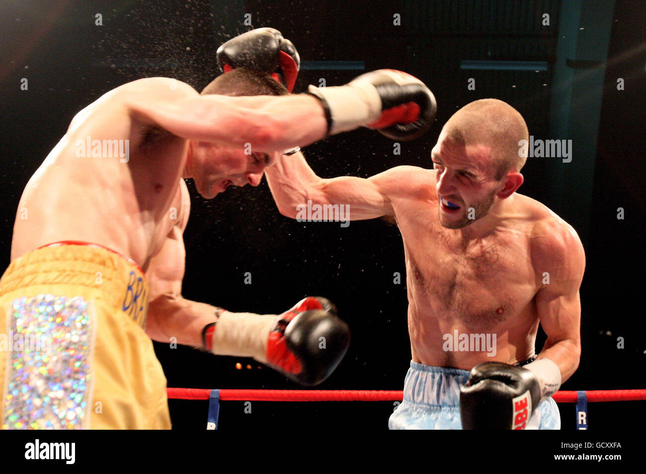 Boxing - BBBofC British Featherweight Title - Martin Lindsay v John ...