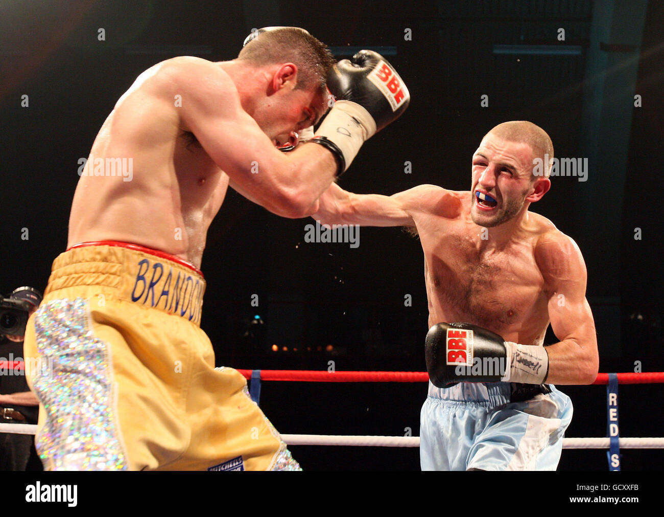 Boxing - BBBofC British Featherweight Title - Martin Lindsay v John ...
