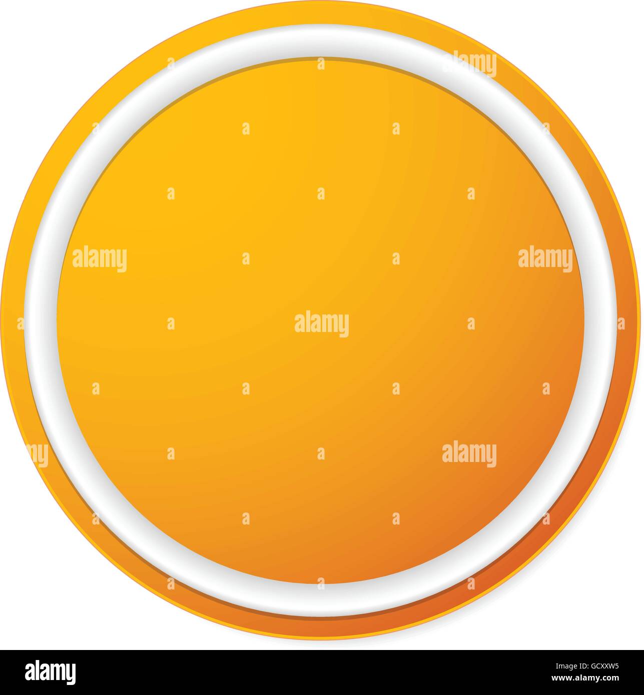 Empty circle button, badge background isolated on white Stock Vector ...