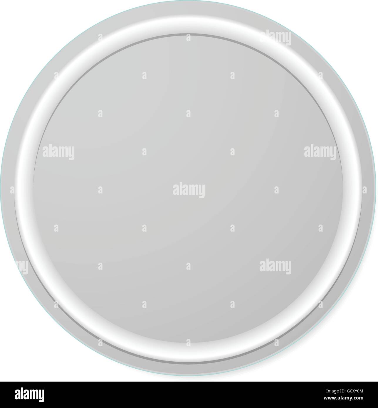Empty circle button, badge background isolated on white Stock Vector ...