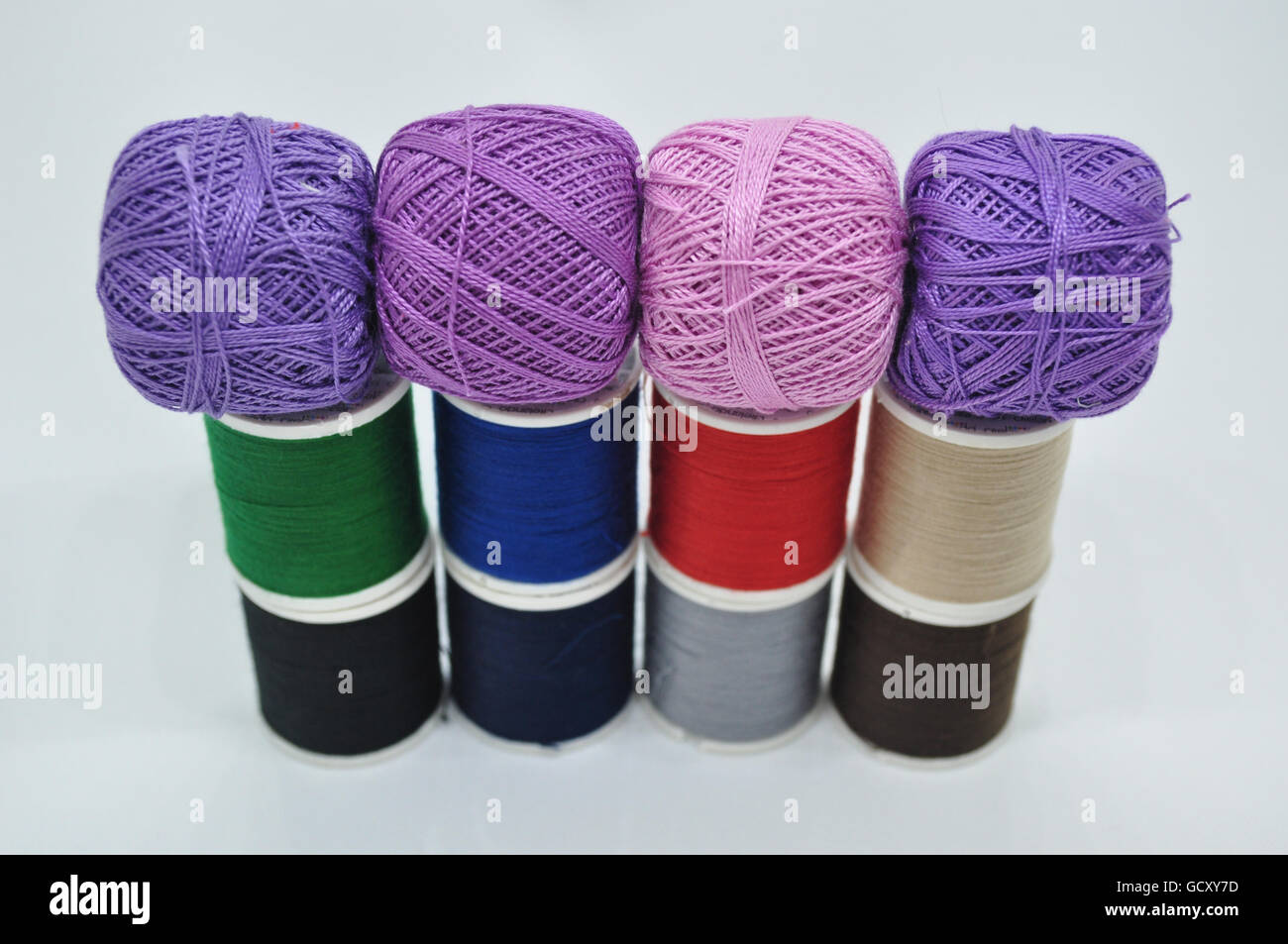 Reels of silk threads hi-res stock photography and images - Alamy