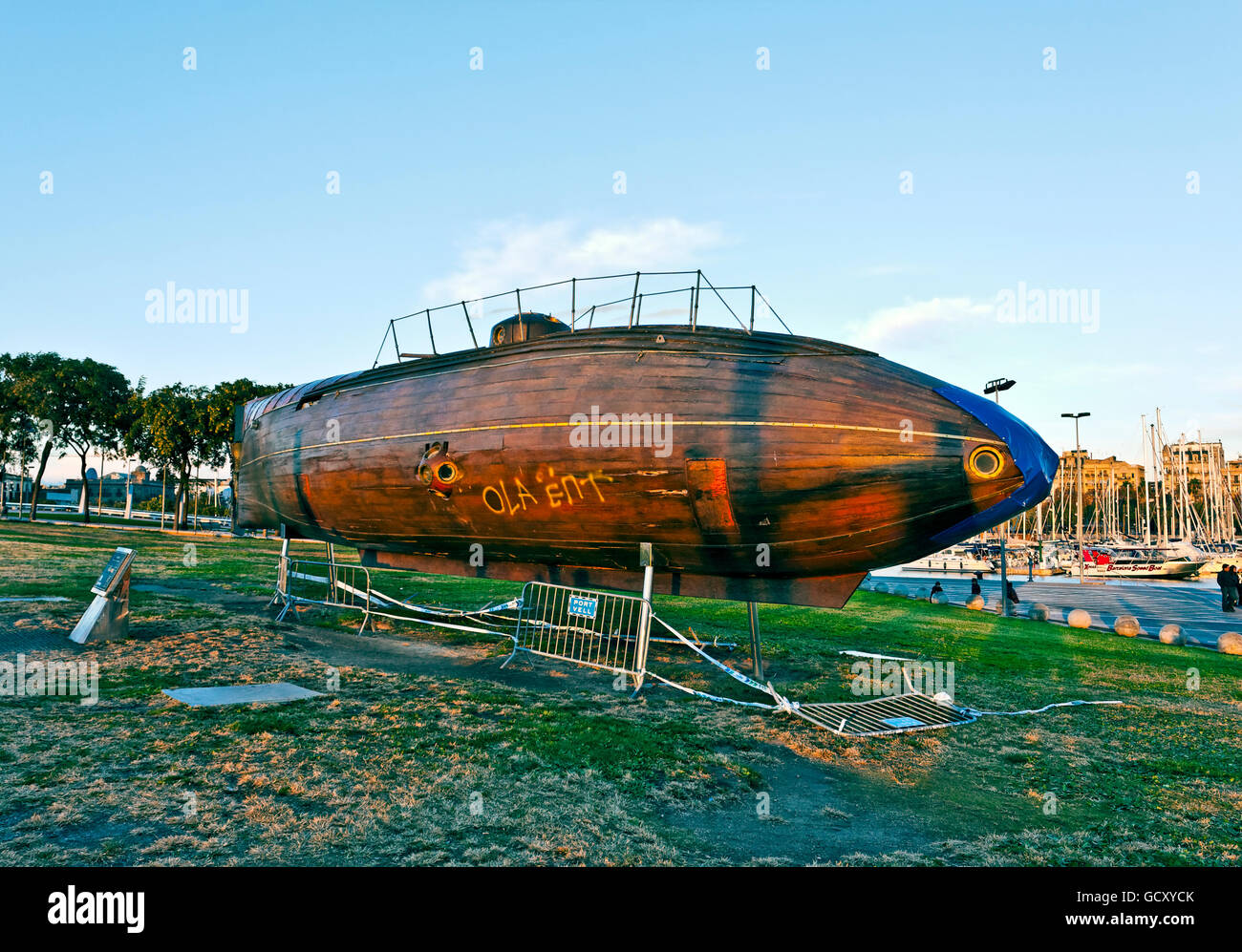 Ictineo II, first combustion engine-driven submarine, 1862, inventor ...