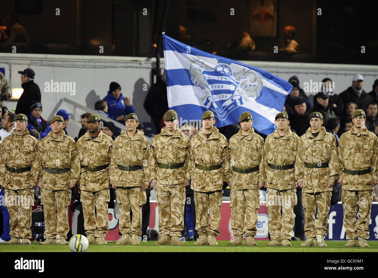 Soldiers line up as The 1st Battalion Coldstream Guards perform Stock ...