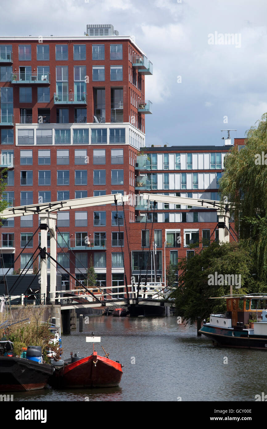Architecture westerdok amsterdam netherlands hi-res stock photography ...